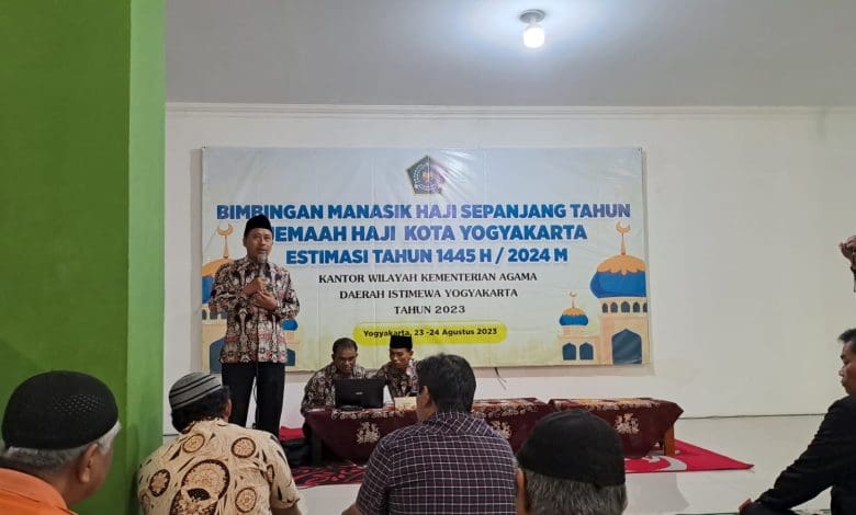 Manasik Haji Kota Yogyakarta, Kepala Kantor Harap Calon Jemaah Taati ... Manasik Haji Kota Yogyakarta, Kepala Kantor Harap Calon Jemaah Taati ...